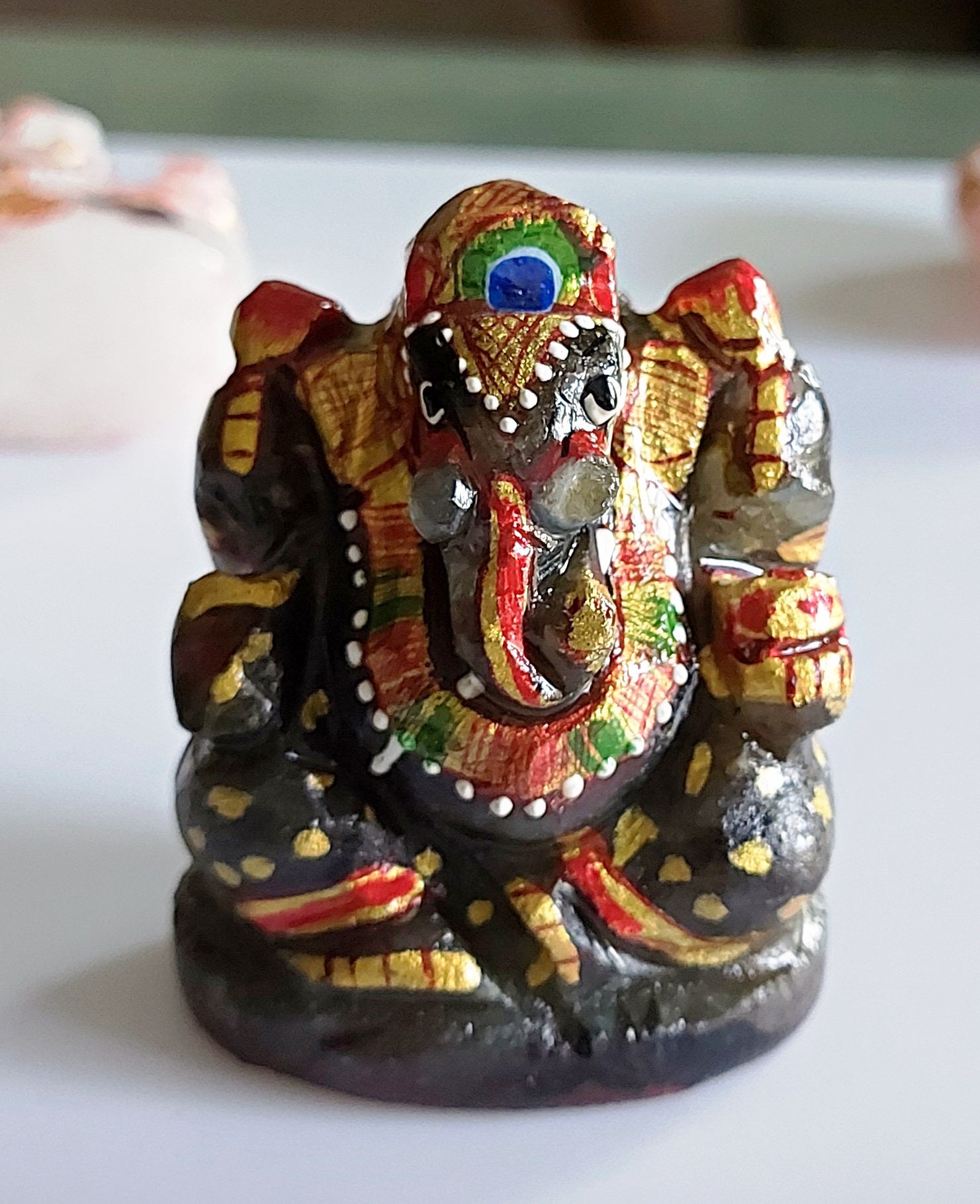 Collage Handmade Ganesh ji Idol Materials Blanks etna.com.pe