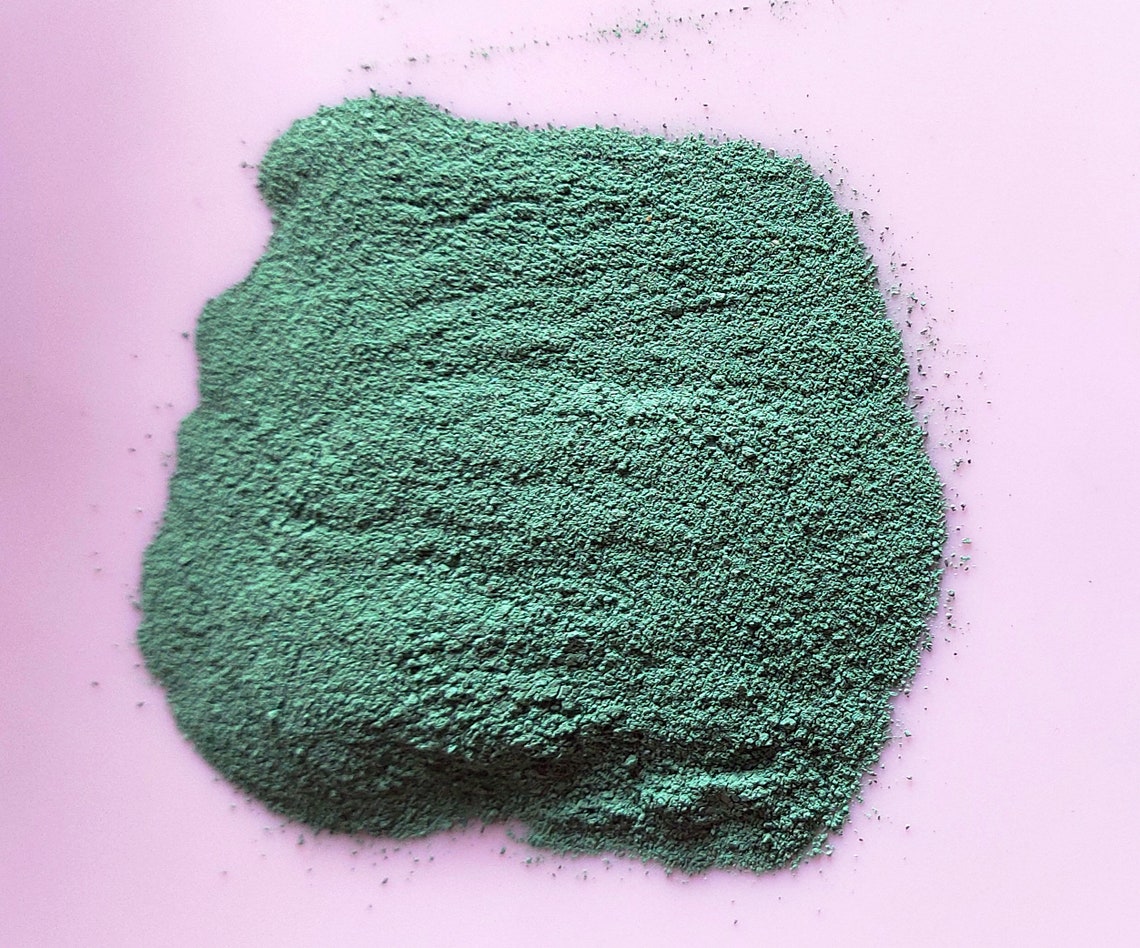 Malachite Powder Dust Gemstone Green Color Hand Grinded Gem - Etsy
