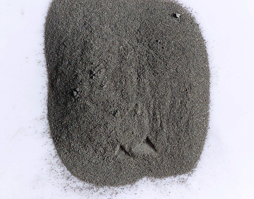Black Pyrite Gemstone Powder: Hand Ground Pigment for Painting & Nail ...