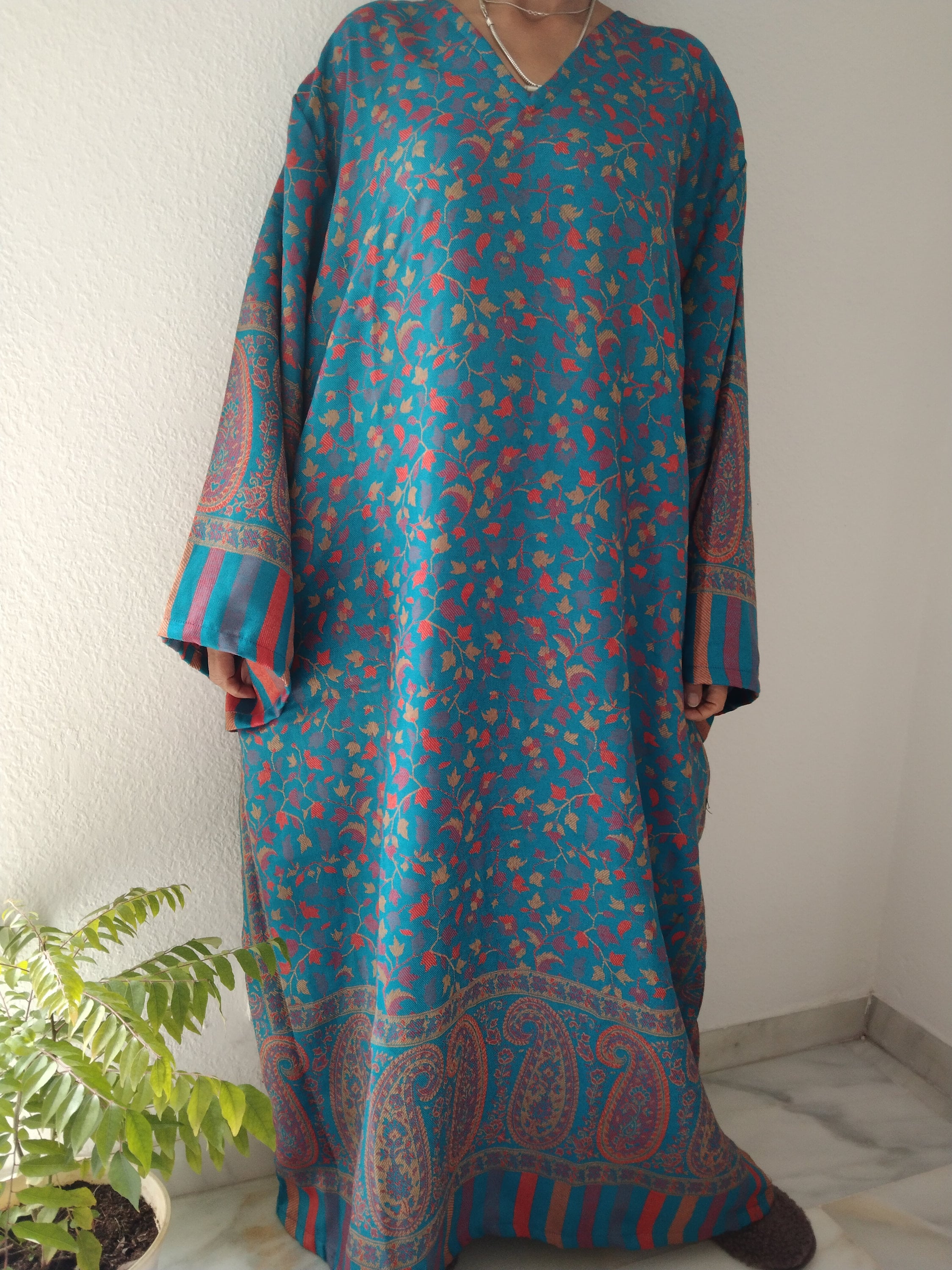 Wool Kaftan,winter Kaftan,boho Robe,wool Robe,wool Dressing Gown,gifts ...
