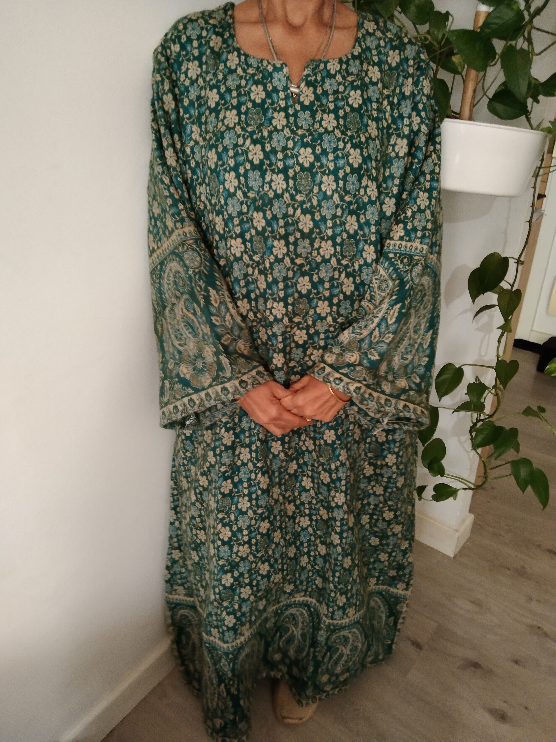 Yak Wool Kaftan,wool Dress,winter Kaftan, Loungewear, Gifts for Her ...