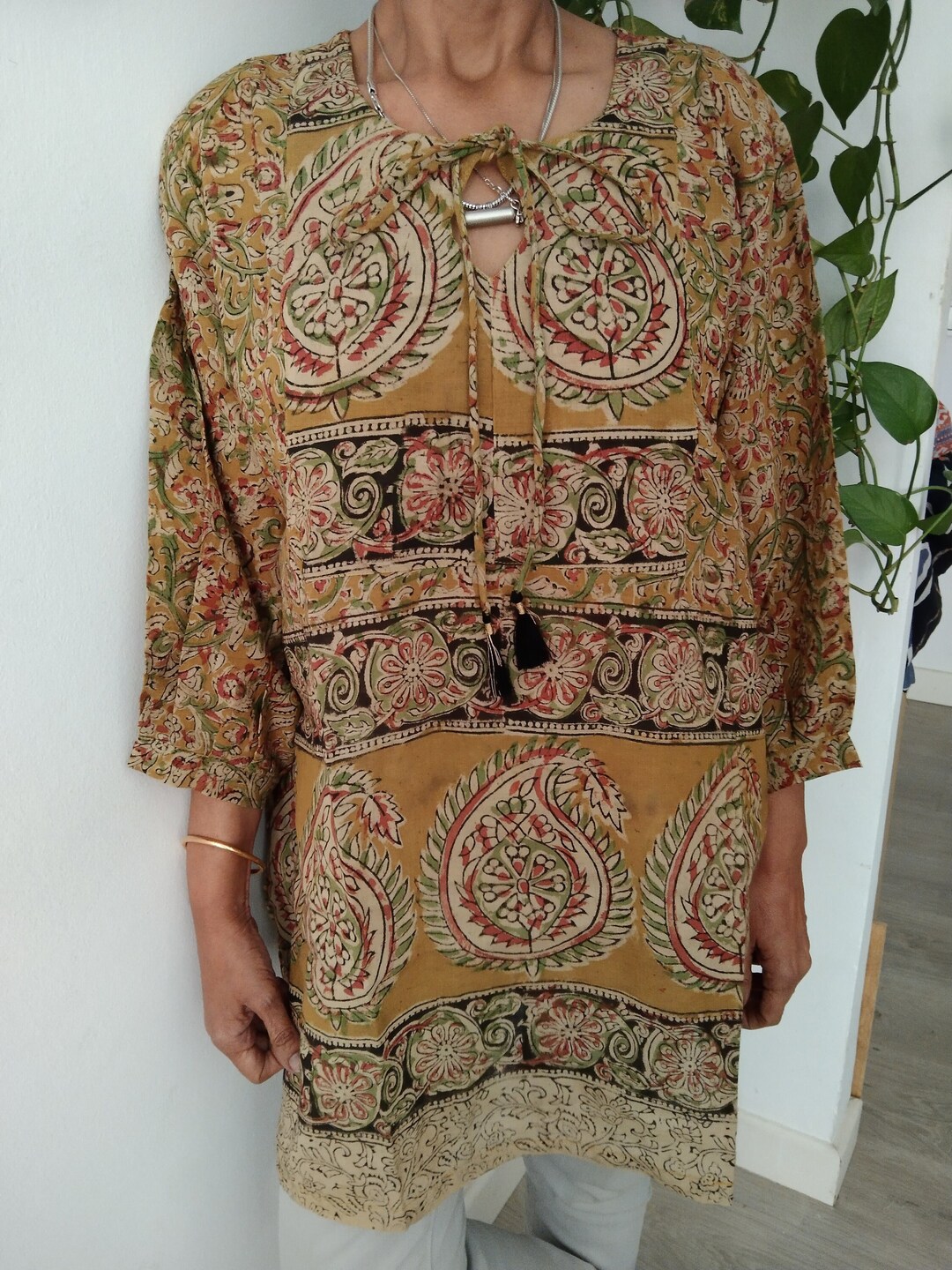 Cotton Tunic,blockprint Tunic,gifts for Her, Loungewear,resort Wear ...