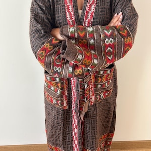 Yak Wool Robe,winter Robe,gifts for Her, Christmas Gift,boho Robe ...