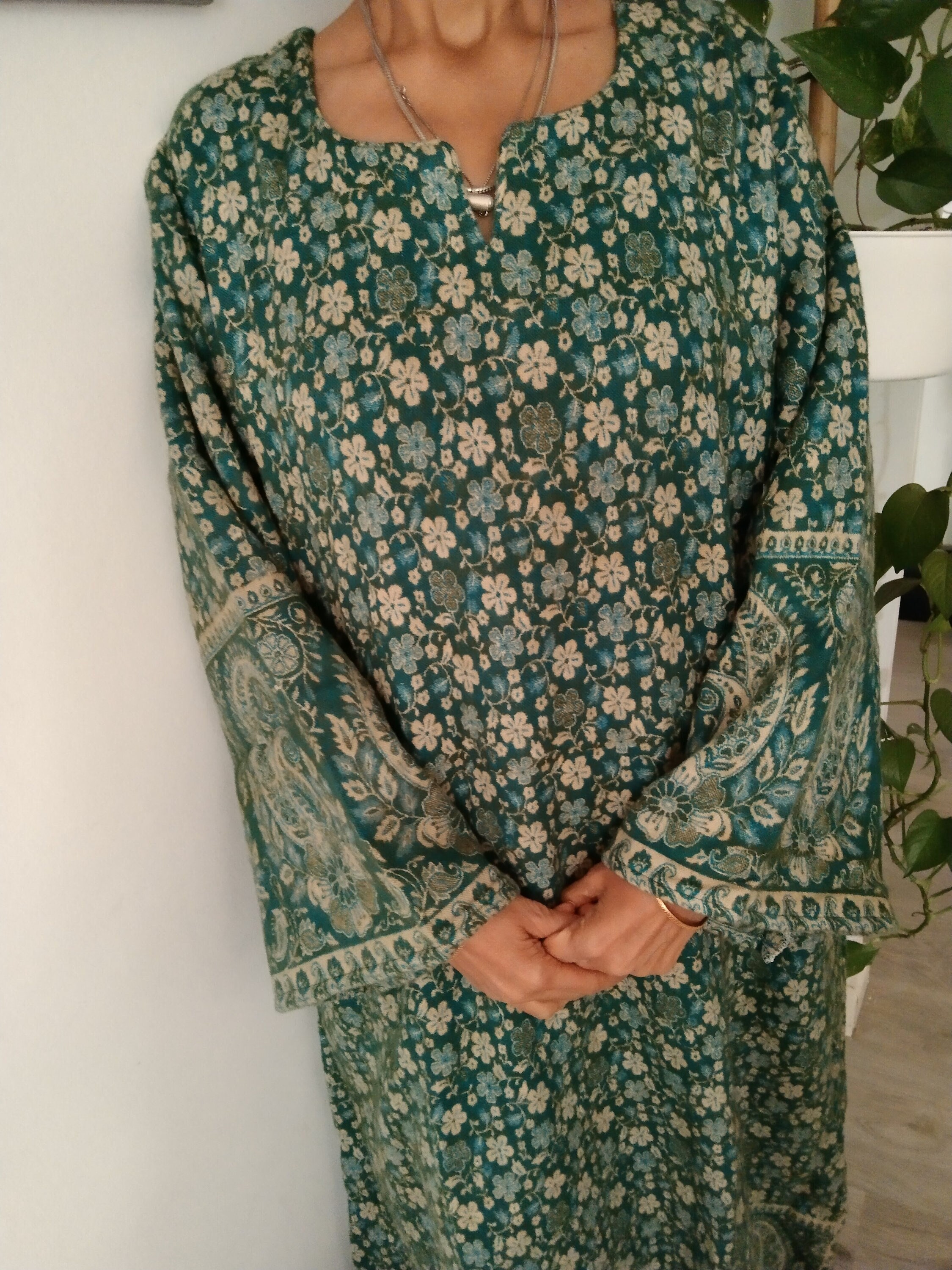 Yak Wool Kaftan,wool Dress,winter Kaftan, Loungewear, Gifts for Her ...