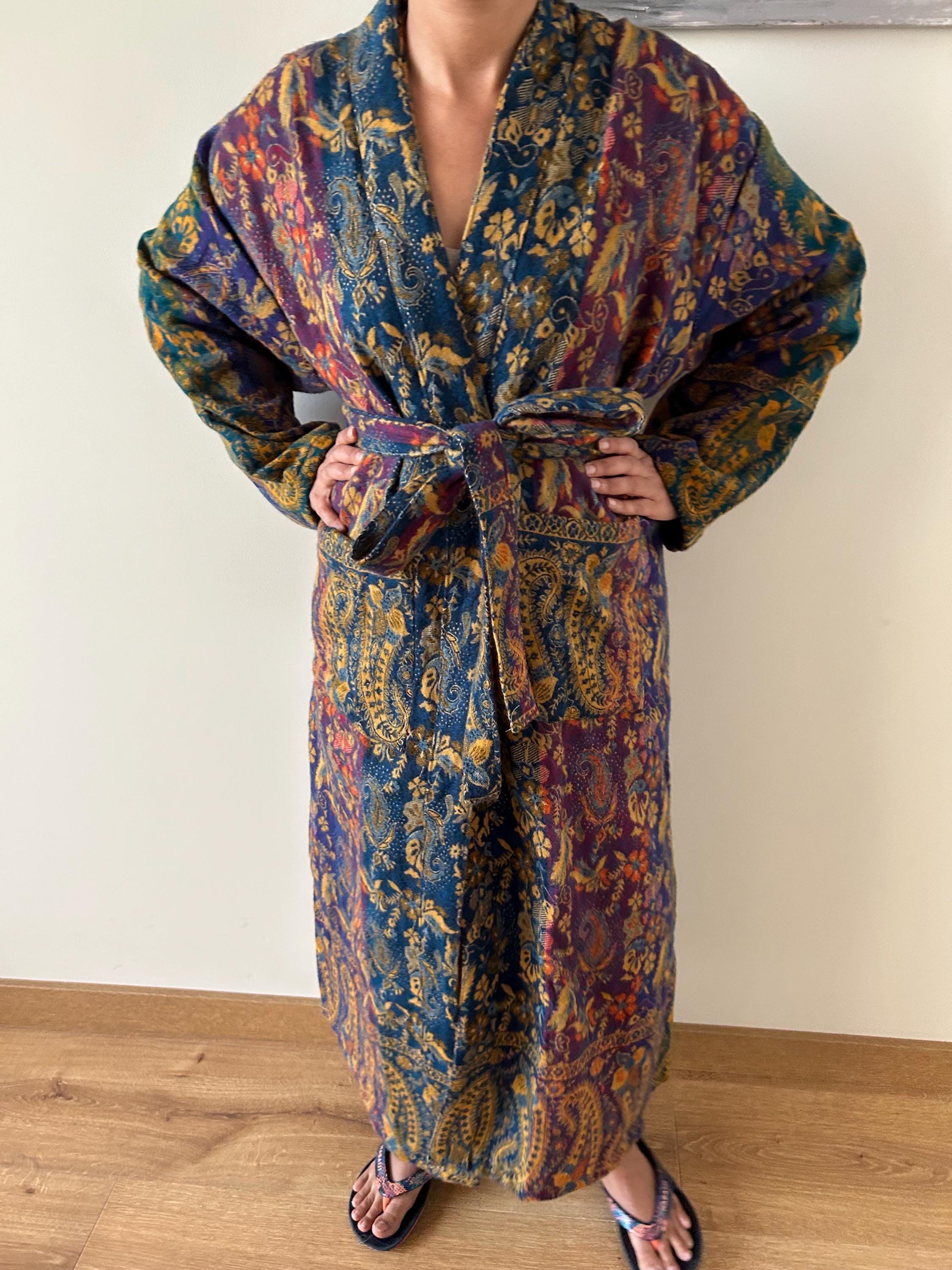 Yak Wool Robe,winter Robe,gifts for Her, Christmas Gift,boho Robe ...