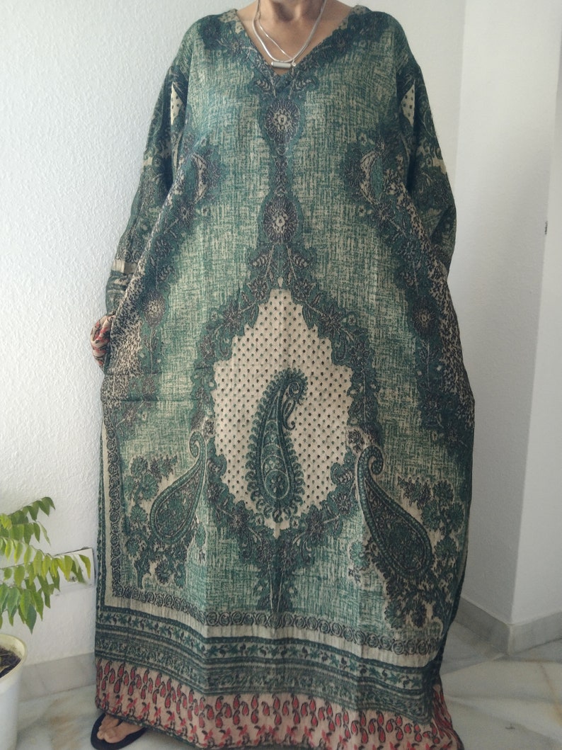 Woolen Blend Kaftan,woolen Kaftan,winter Dress, Woollen Dress ...
