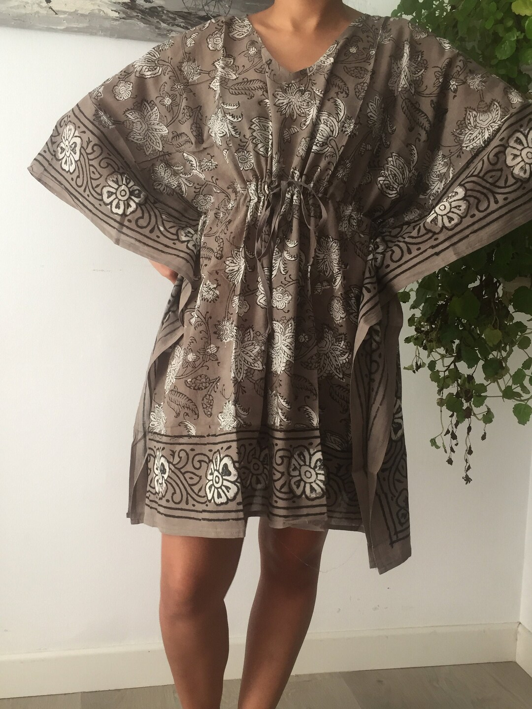 Handmade Kaftan,short Kaftan,resort Wear,loungewear,swim Cover Up ...