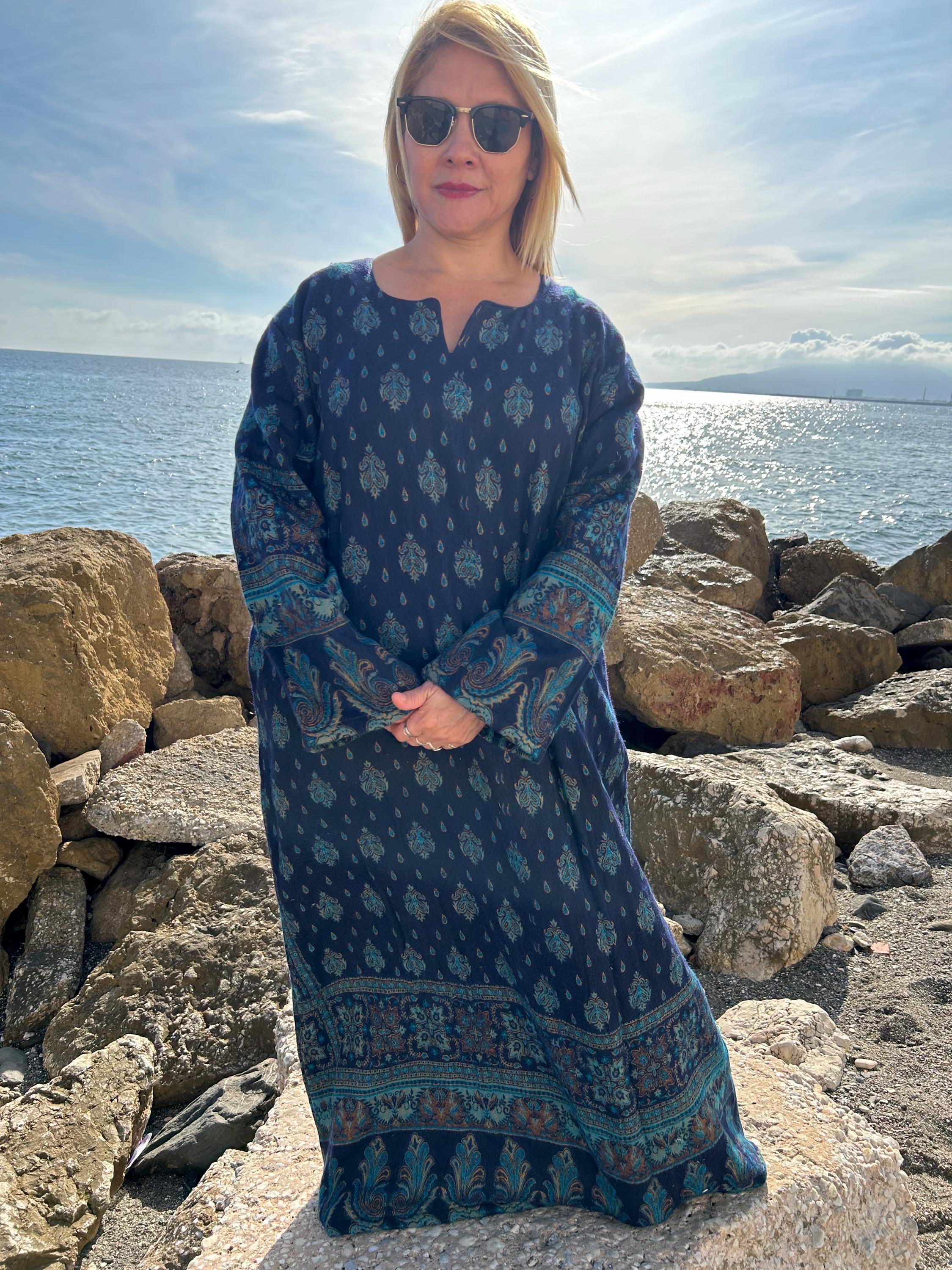 Wool Kaftan, Lounge Wear, Resort Wear,gifts for Her,boho Wool Kaftan ...