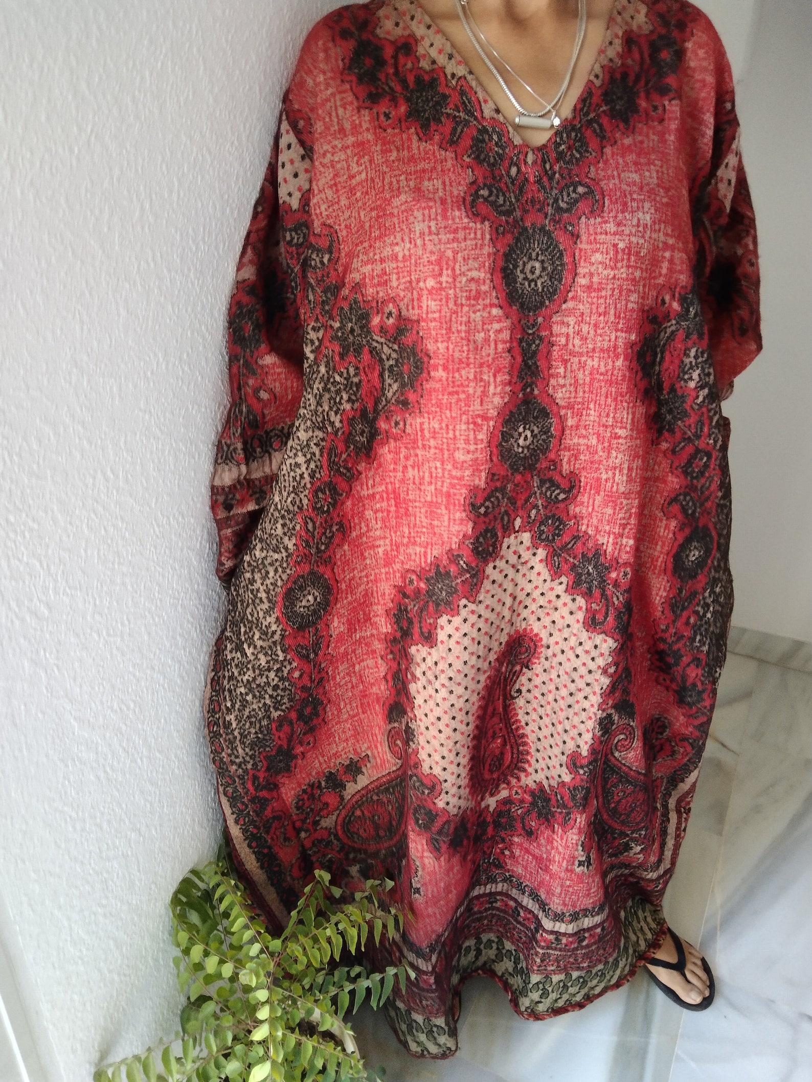 Woolen Blend Kaftan,woolen Kaftan,winter Dress, Woollen Dress ...