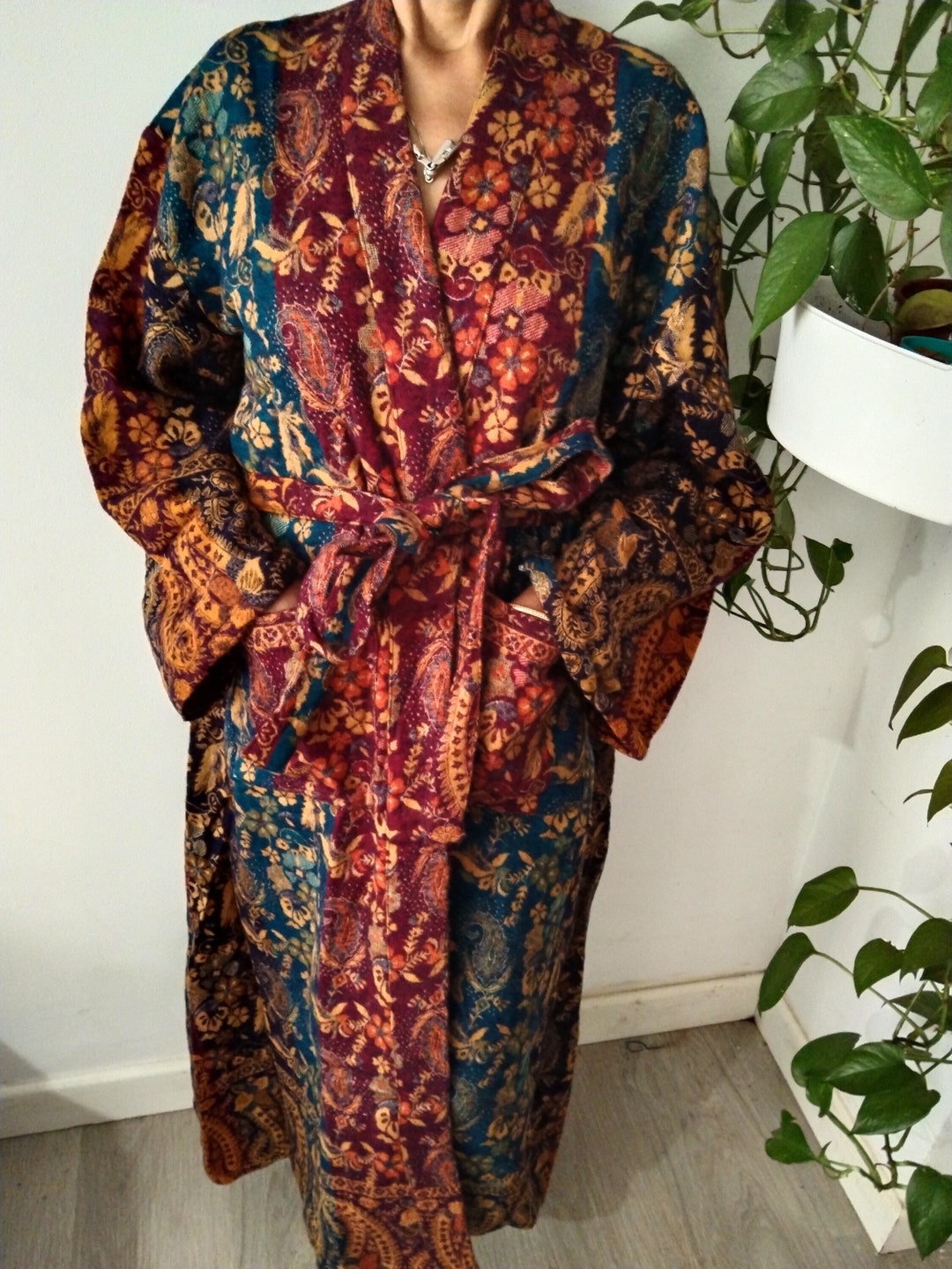 Yak Wool Robewool Kimonowool Robewool Dressing Gowngifts - Etsy