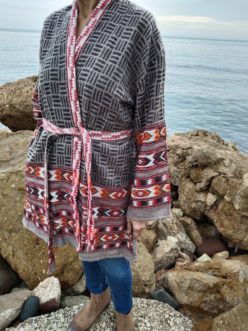 Yak Wool Jacket,short Wool Robe,gifts for Her,loungewear,spring Jacket ...