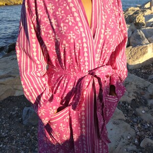 Regular Cotton Robe,cotton Kimono, Loungewear,resort Wear,gifts for Her ...