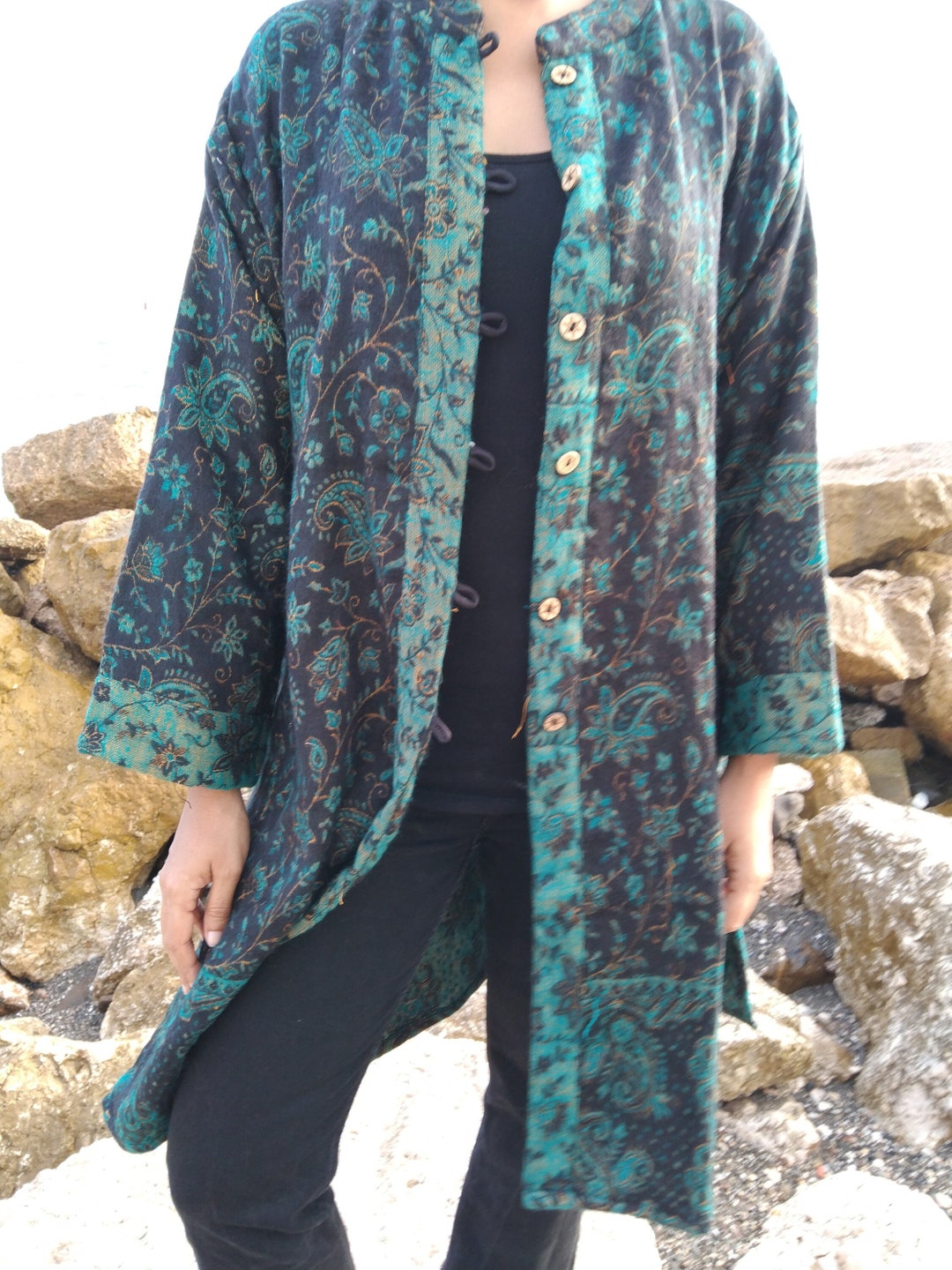 Yak Wool Jacket,yak Wool Kimono, Christmas Gift,mom Postpartum Gift ...