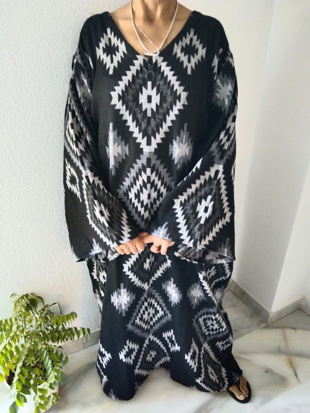 Wool Blend Kaftan,woollen Kaftan, Loungewear,resort Wear,winter Dress ...