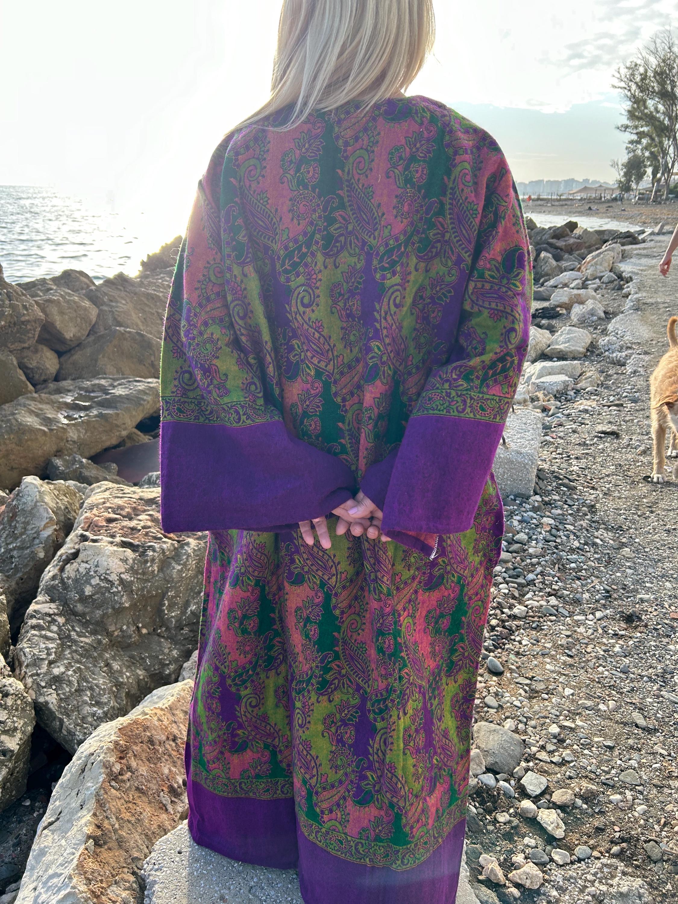 Yak Wool Kaftan,winter Kaftan,gifts for Her,resort Wear,loungewear ...