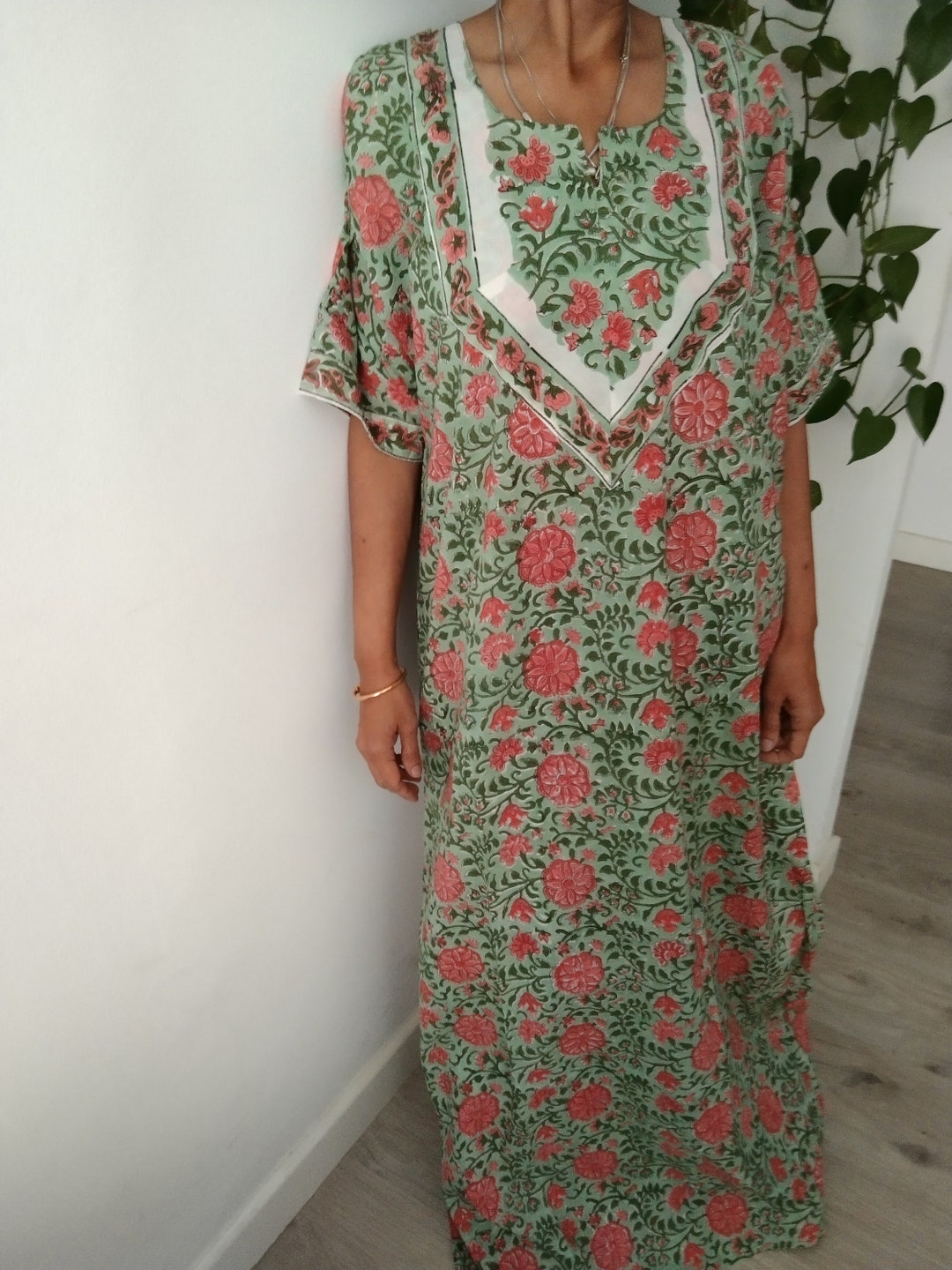 Cotton Kaftan,caftan,resort Wear, Loungewear,beachwear,swim Cover Up ...