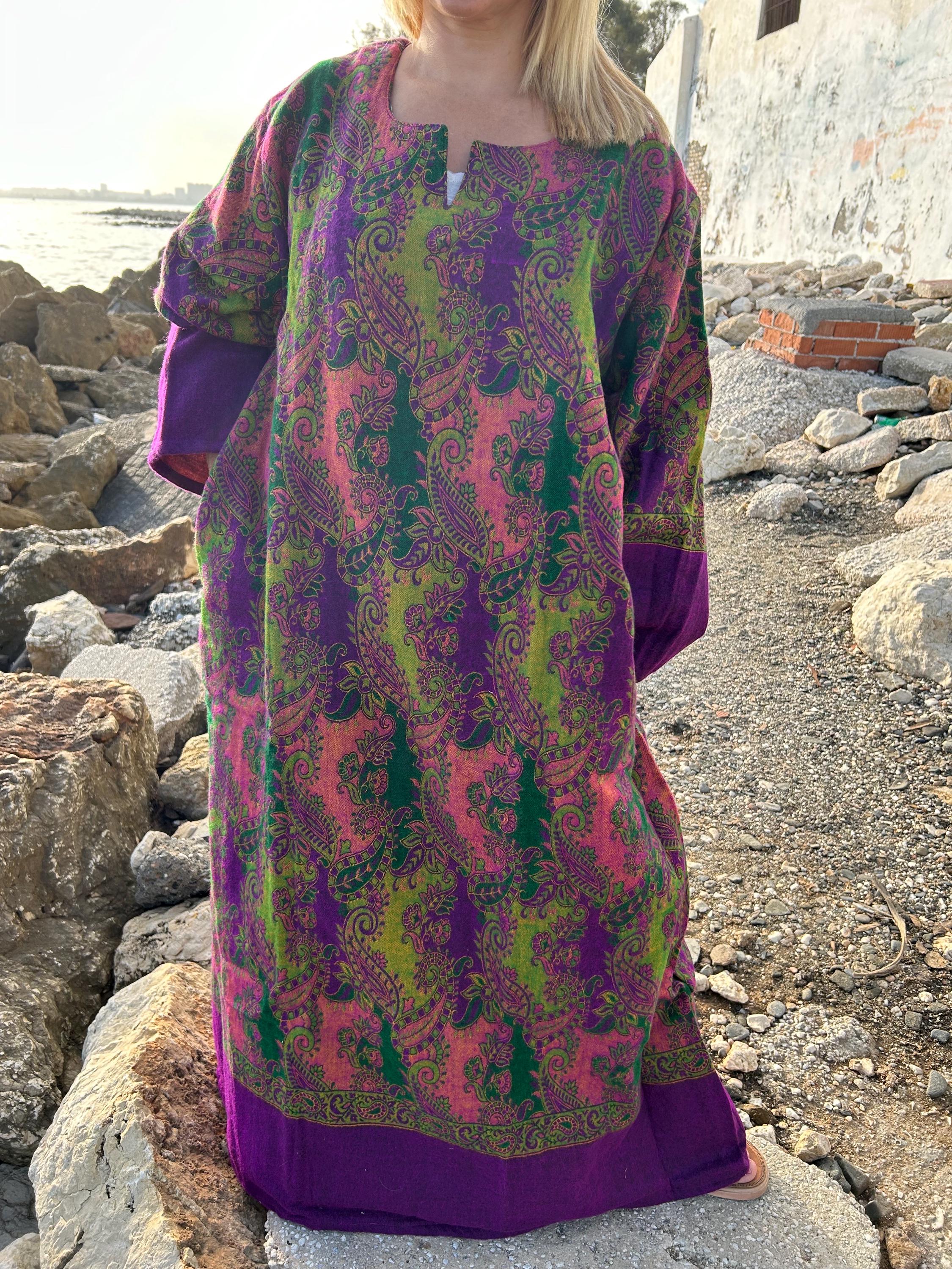Yak Wool Kaftan,winter Kaftan,gifts for Her,resort Wear,loungewear ...
