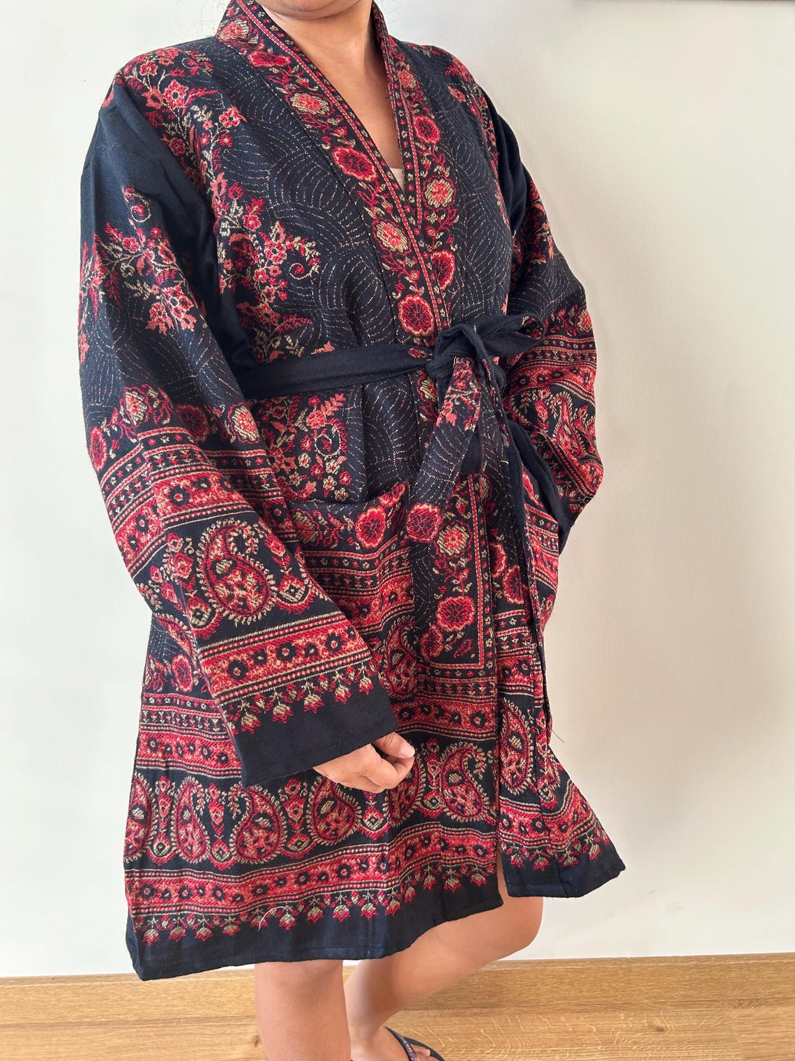 Yak Wool Jacket,yak Wool Robe,short Robe,gifts for Her,mom Postpartum ...