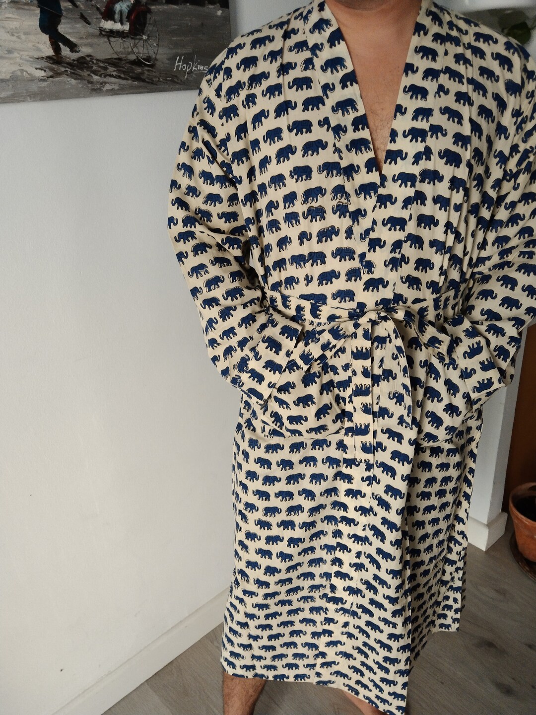 Men's Elephant Robes,unisex Robe,gifts for Him,gifts for Her,plus Size ...