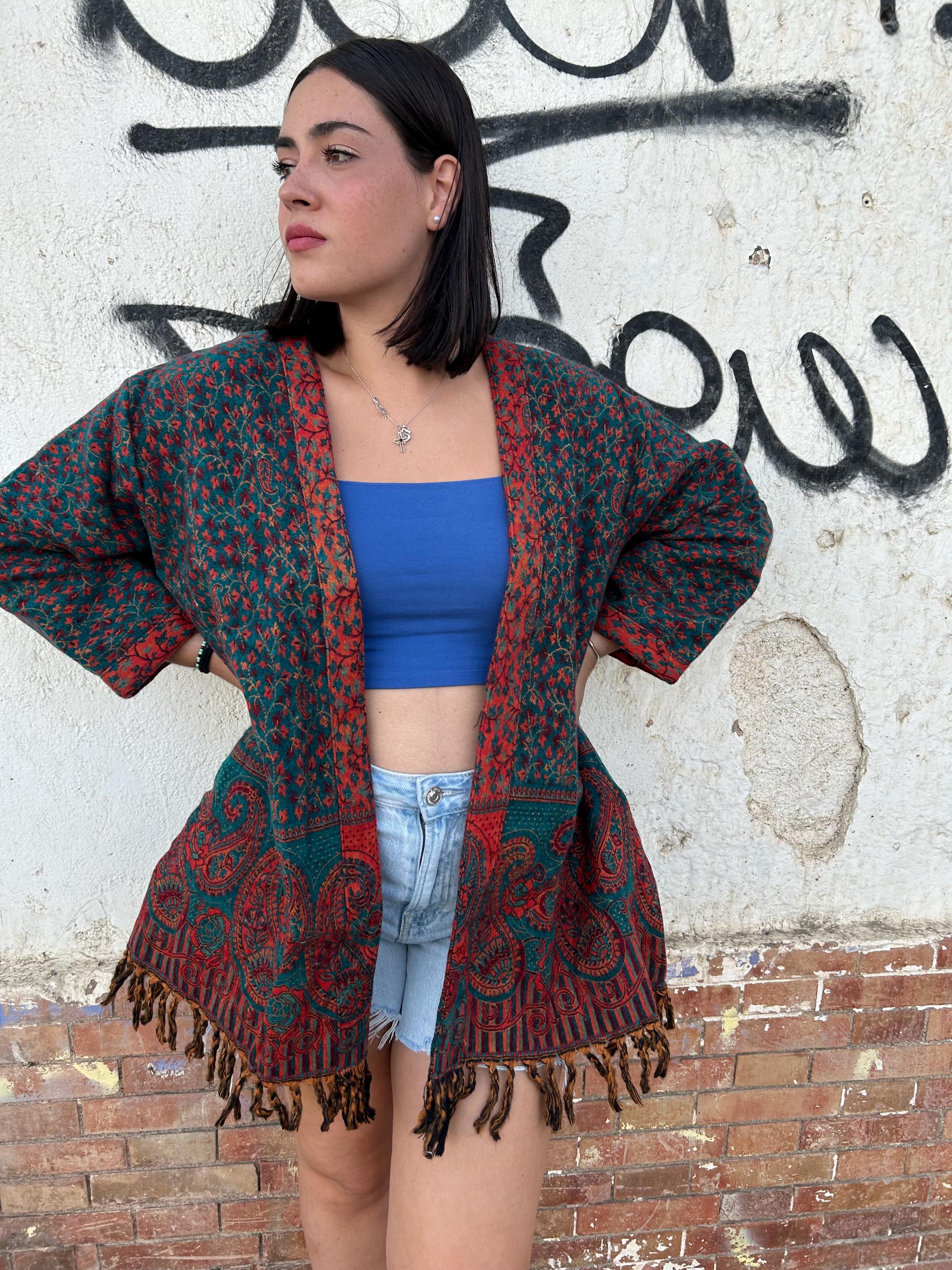 Yak Wool Kimono,spring Jacket,gifts for Her, Resort Wear,wool Jacket ...