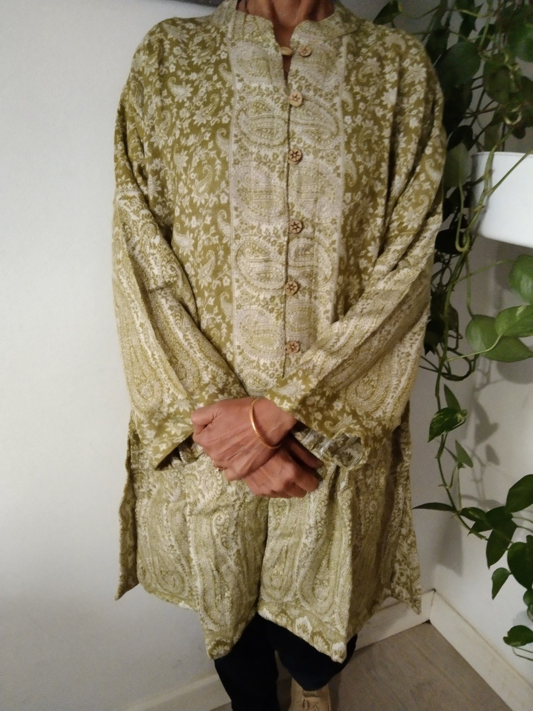 Winter Yak Wool Jacket,wool Kimono,gifts for Her,christmas Gift,wool ...