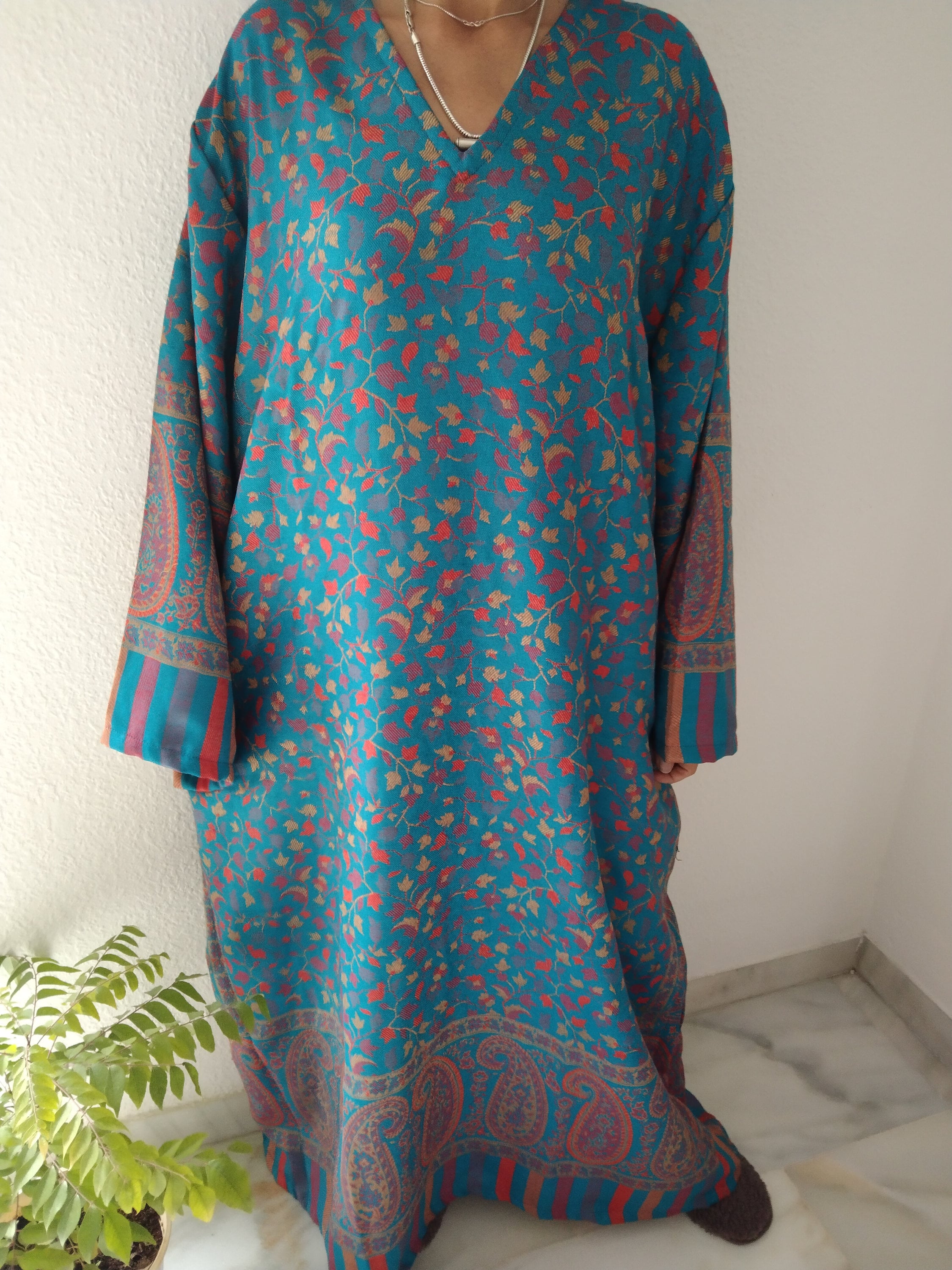 Wool Kaftan,winter Kaftan,boho Robe,wool Robe,wool Dressing Gown,gifts ...
