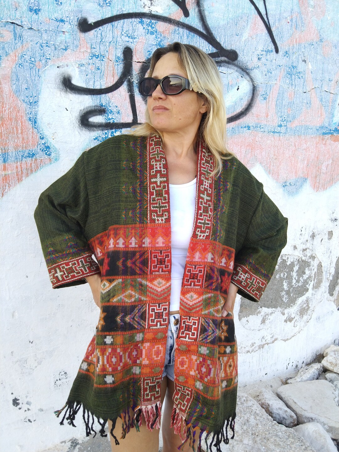 Yak Wool Kimono,gifts for Her, Resort Wear, Loungewear, Gifts for Her ...