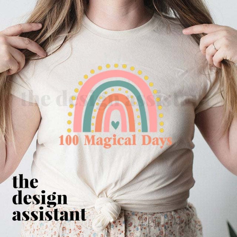 100 Magical Days of School Digital Design 100 Days of School 100 Days ...