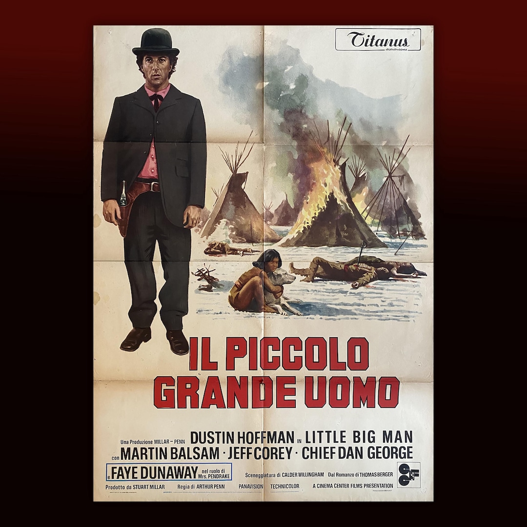 Original Movie Poster Little Big Man - 1970- 100X140 CM - Etsy
