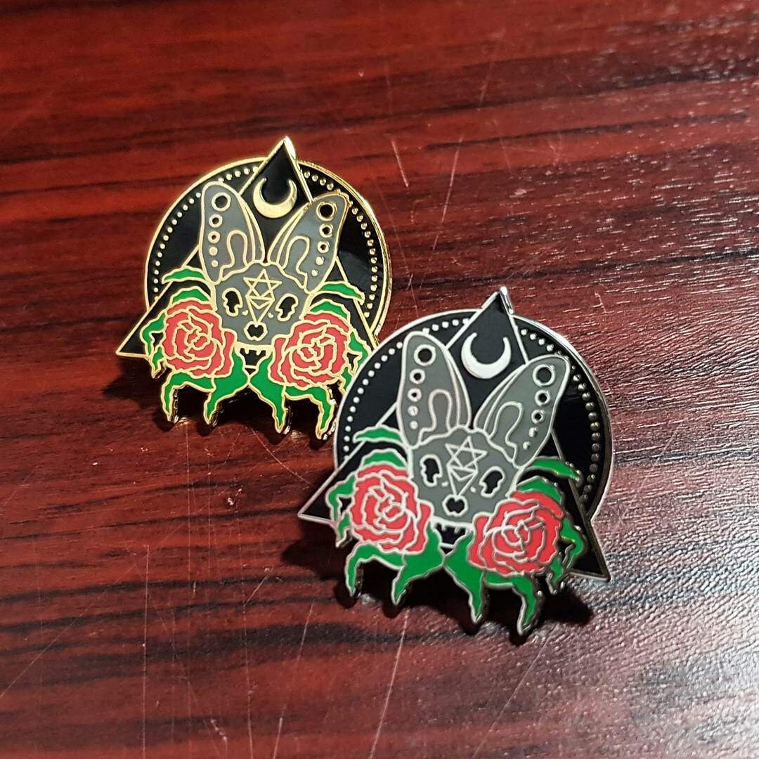 Hard Enamel Pin "bat" - Etsy