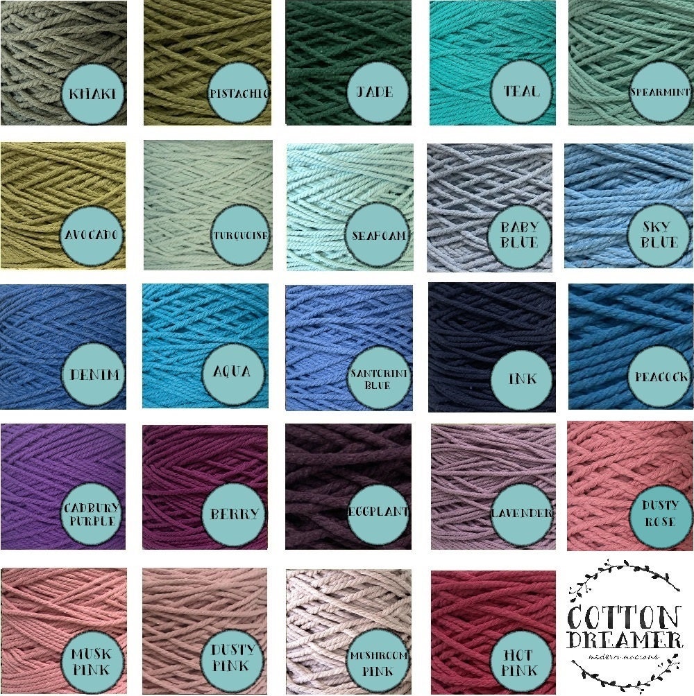 Macrame DIY KIT Macrame WALL Plant Hanger Craft Step by | Etsy