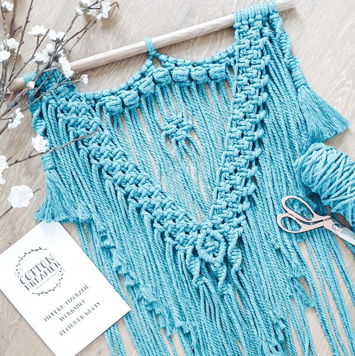 Macrame Pattern Wall Hanging grace Pattern/tutorial PDF - Etsy