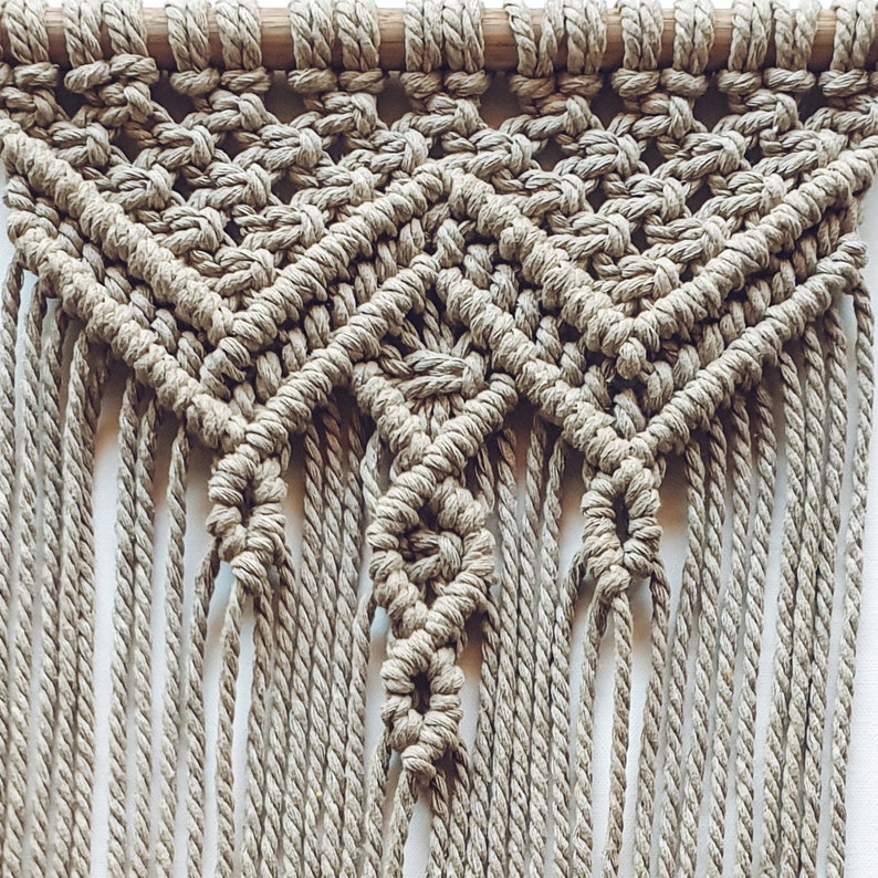 Macrame Pattern Wall Plant Hanger luna Pattern Step by | Etsy