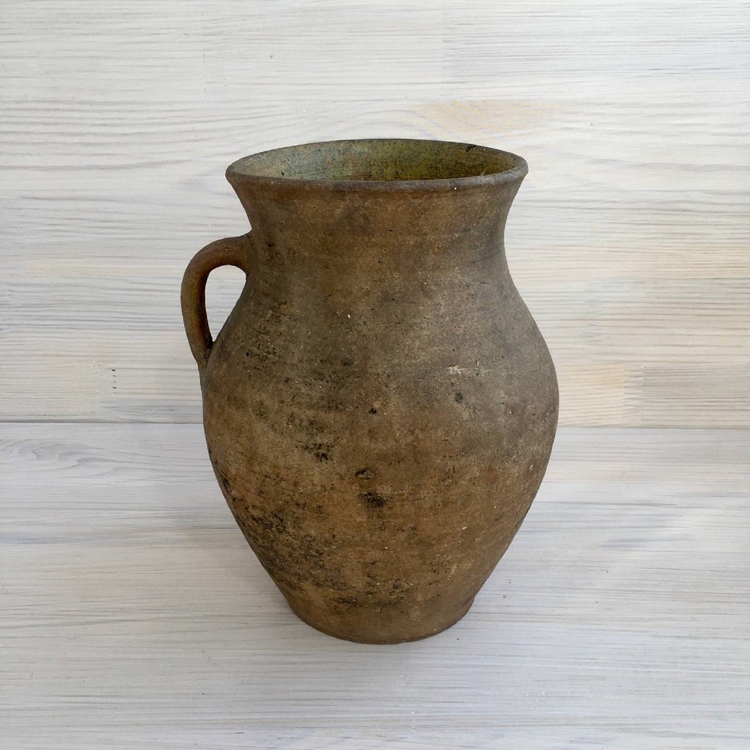 Very Old Pottery Crock | Ukrainian Vintage Pottery | Ceramic Ancient ...