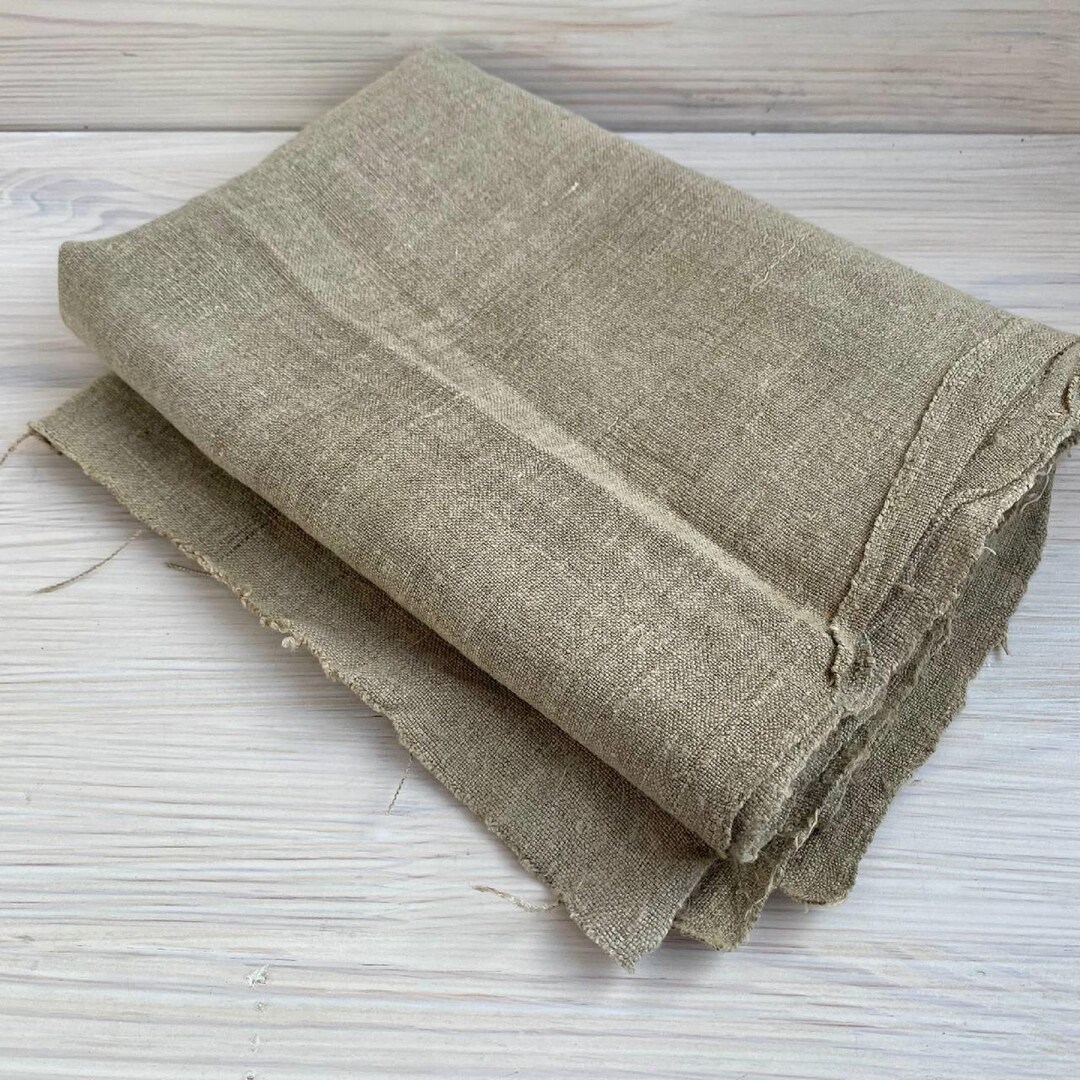 Antique Homespun Cloth Piece Rough Homespun Fabric Homespun Linen ...