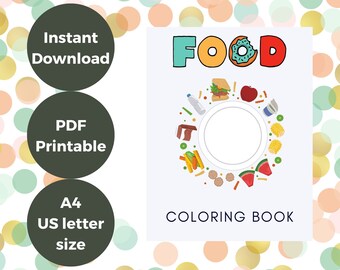 Food Coloring Book | Etsy