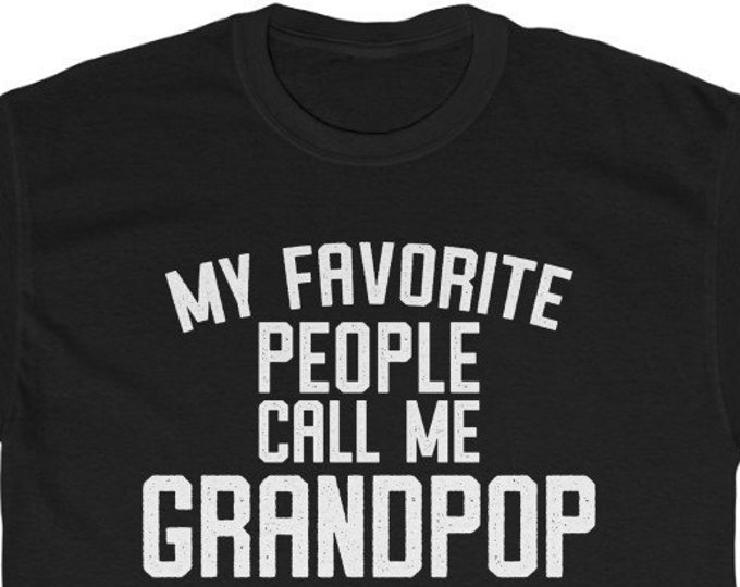 Grandpop Shirt Grandpop the Man the Myth the Legend Grandpop Gift - Etsy