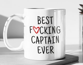Best Captain Ever 15oz Two Tone Coffee Mug Birthday - Etsy