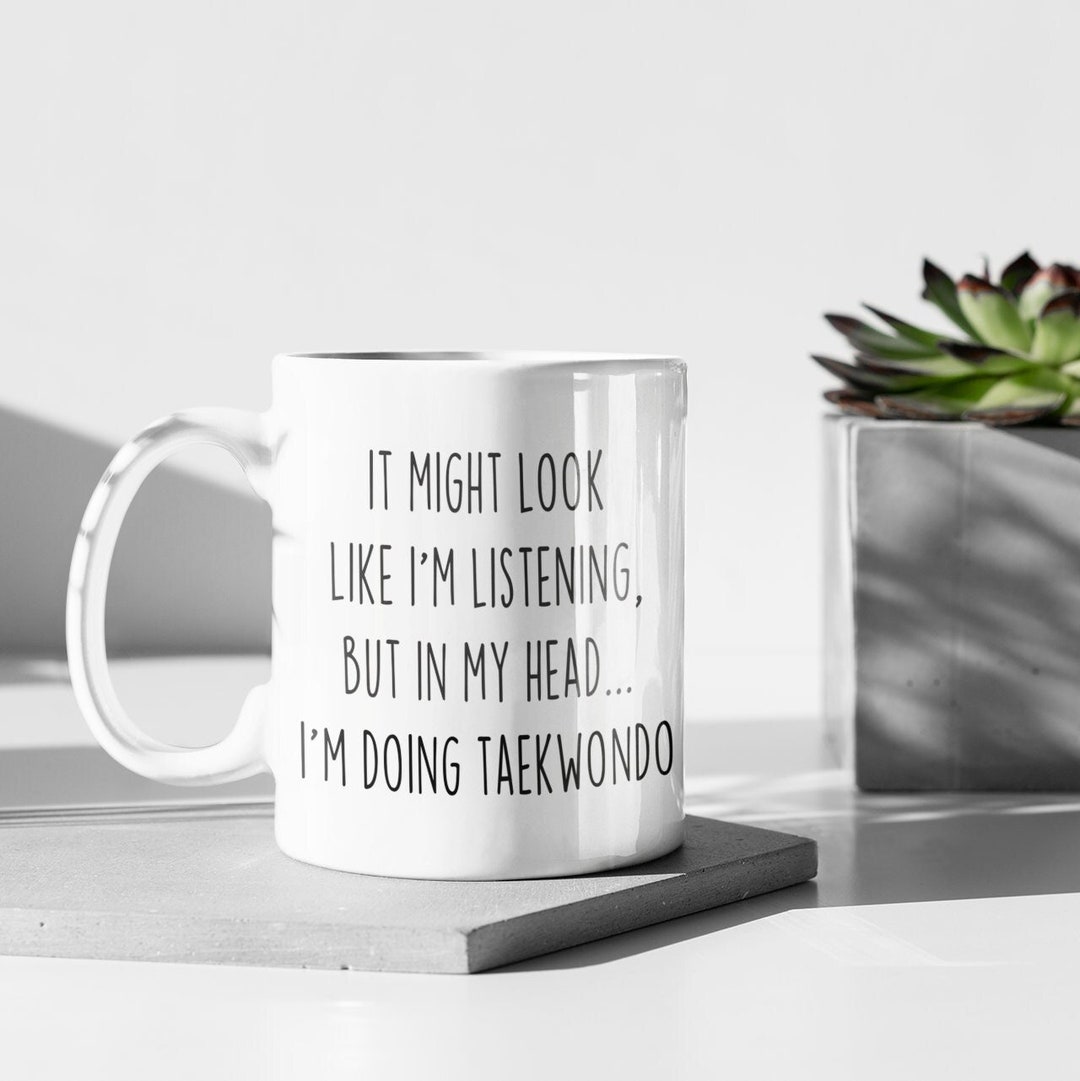 Taekwondo Gifts, Instructor Gift, Gift for Taekwondo, Taekwondo Coffee ...