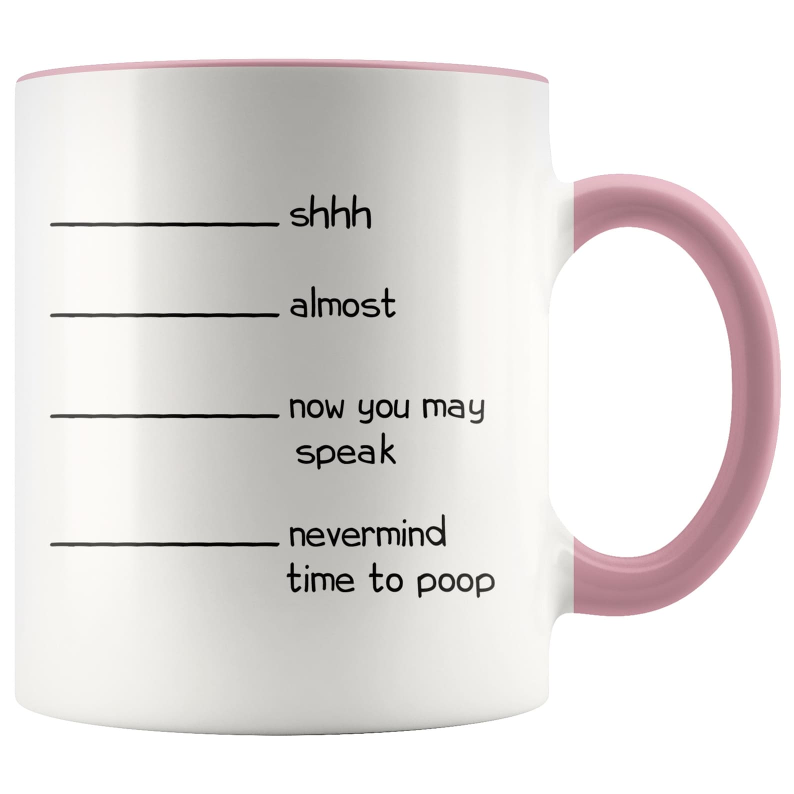 Funny Coffee Mug Funny Mug With Lines Shh Almost Now You May - Etsy