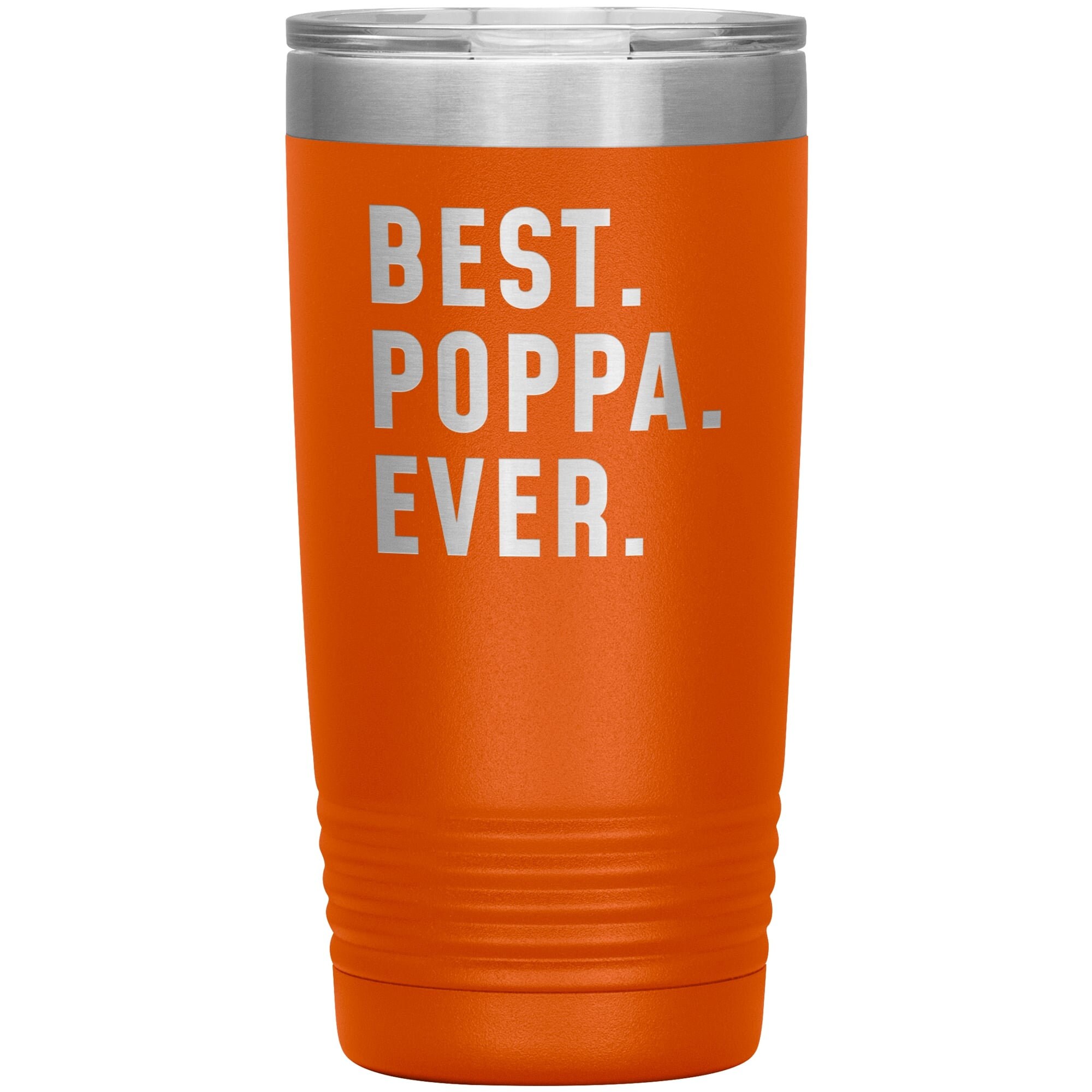 Best Poppa Ever Coffee Travel Mug Best Poppa Gift Father's | Etsy