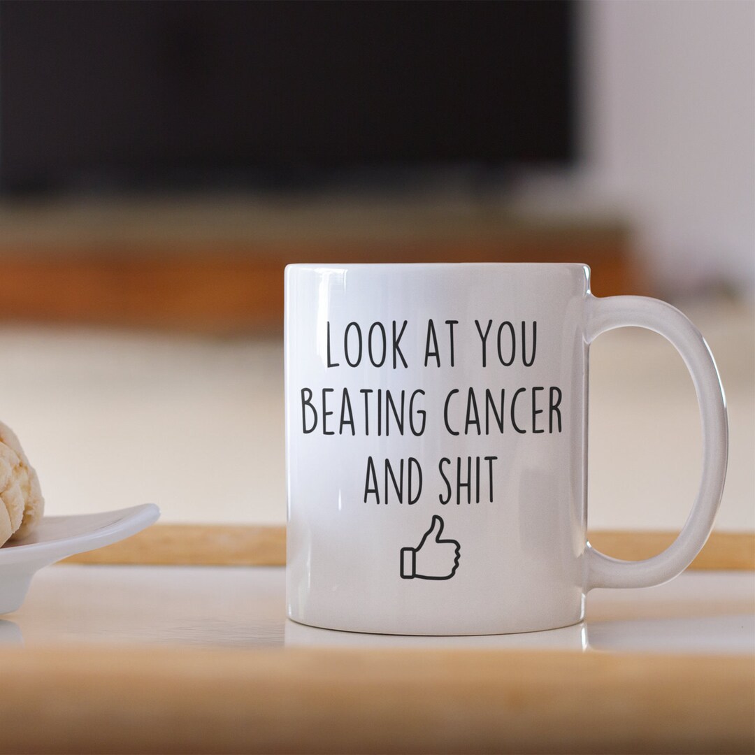 Funny Cancer Survivor Mug: Beating Cancer Gift - Etsy