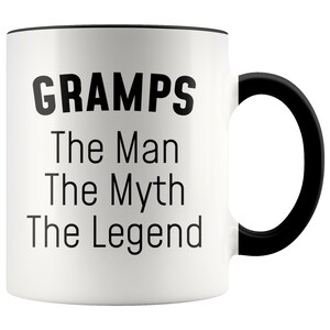 Gramps Gifts Grandpa Christmas Gramps the Man the Myth the Legend Gifts ...