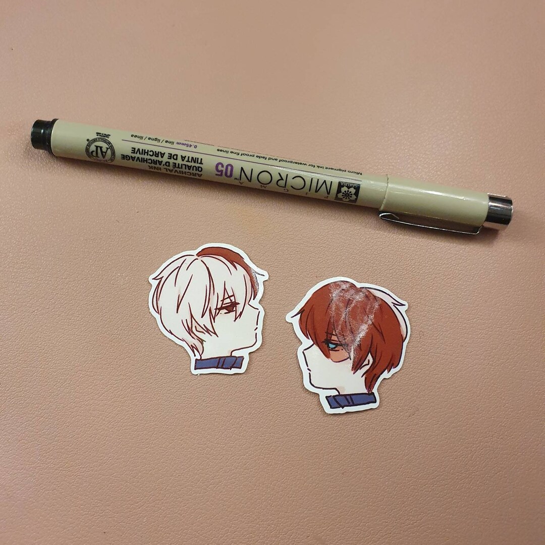 Todoroki Shoto Stickers - Etsy