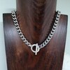 Silver Open Ended Hand Necklace, Hold on to Hope Necklace, Grasping ...