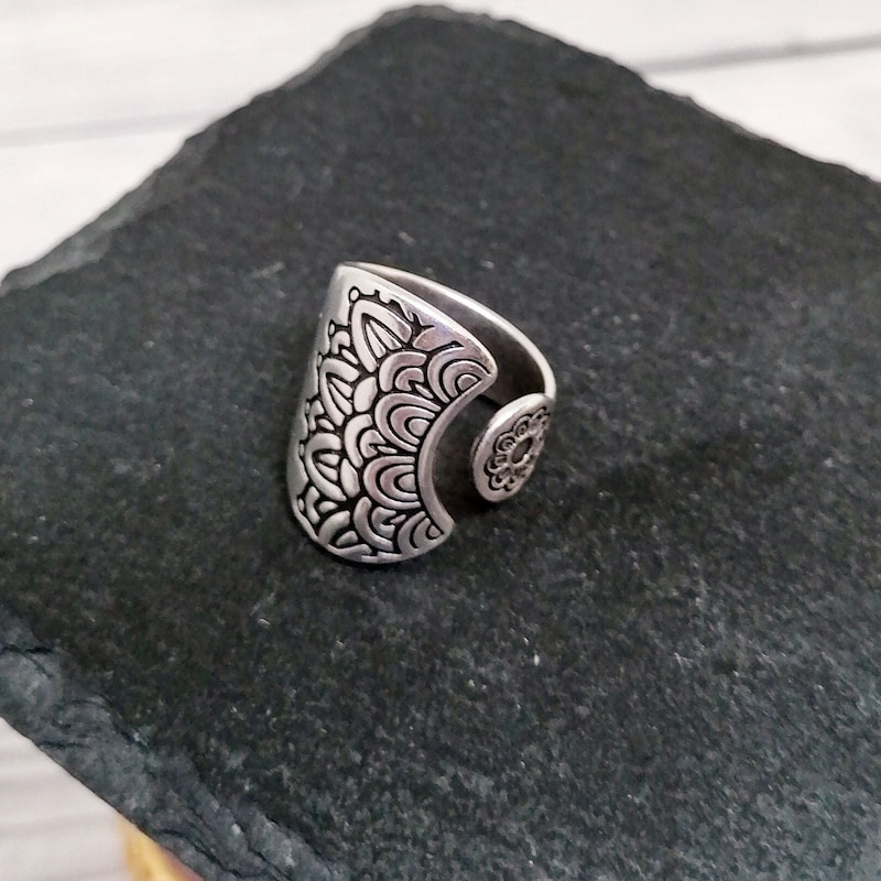 Boho Silver Rings - Etsy