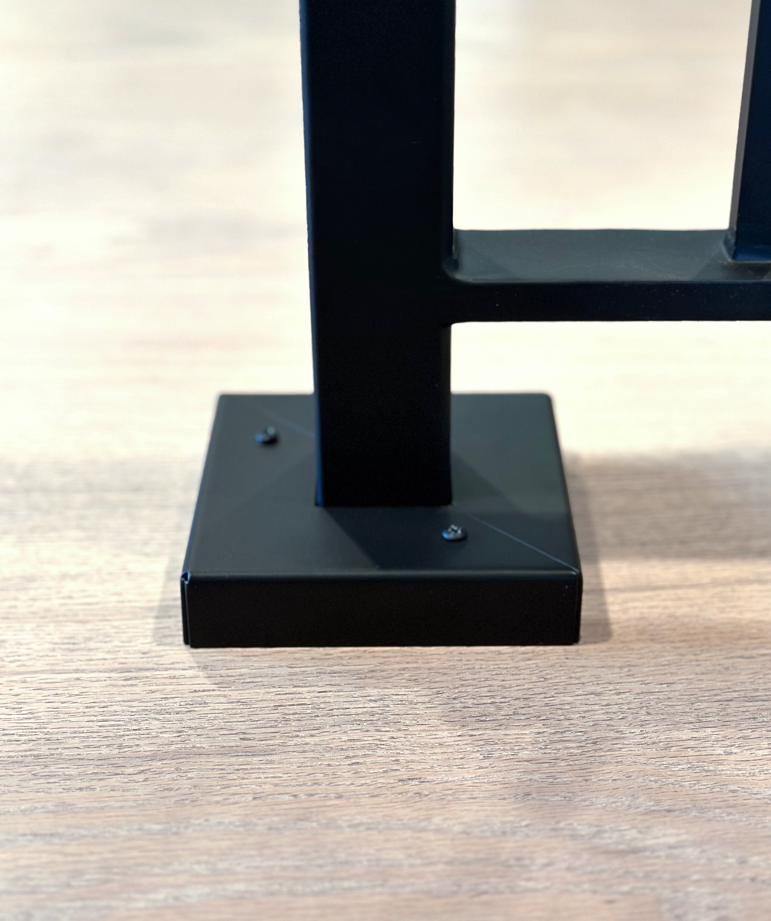 Modern Square Base Cover for 1.5" Square Tube Railing, Post Skirt Cover ...