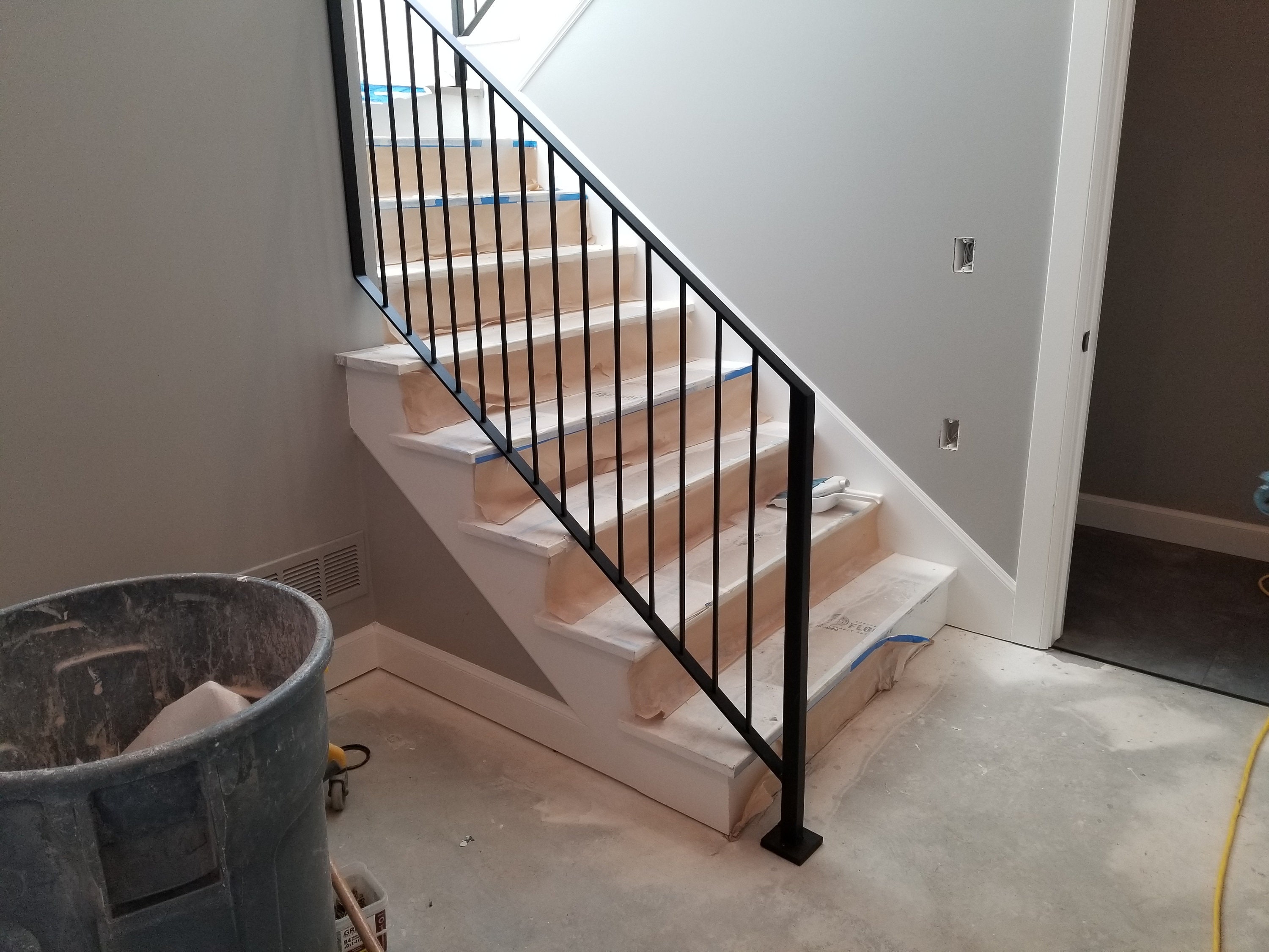 Modern Square Base Cover for 1.5" Square Tube Railing, Post Skirt Cover ...