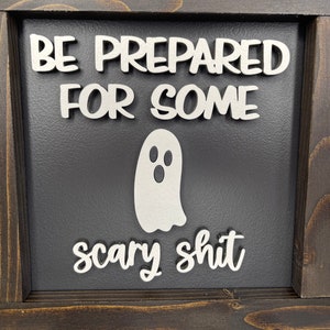 Halloween Bathroom Sign, Funny Halloween, Neutral Halloween Décor ...