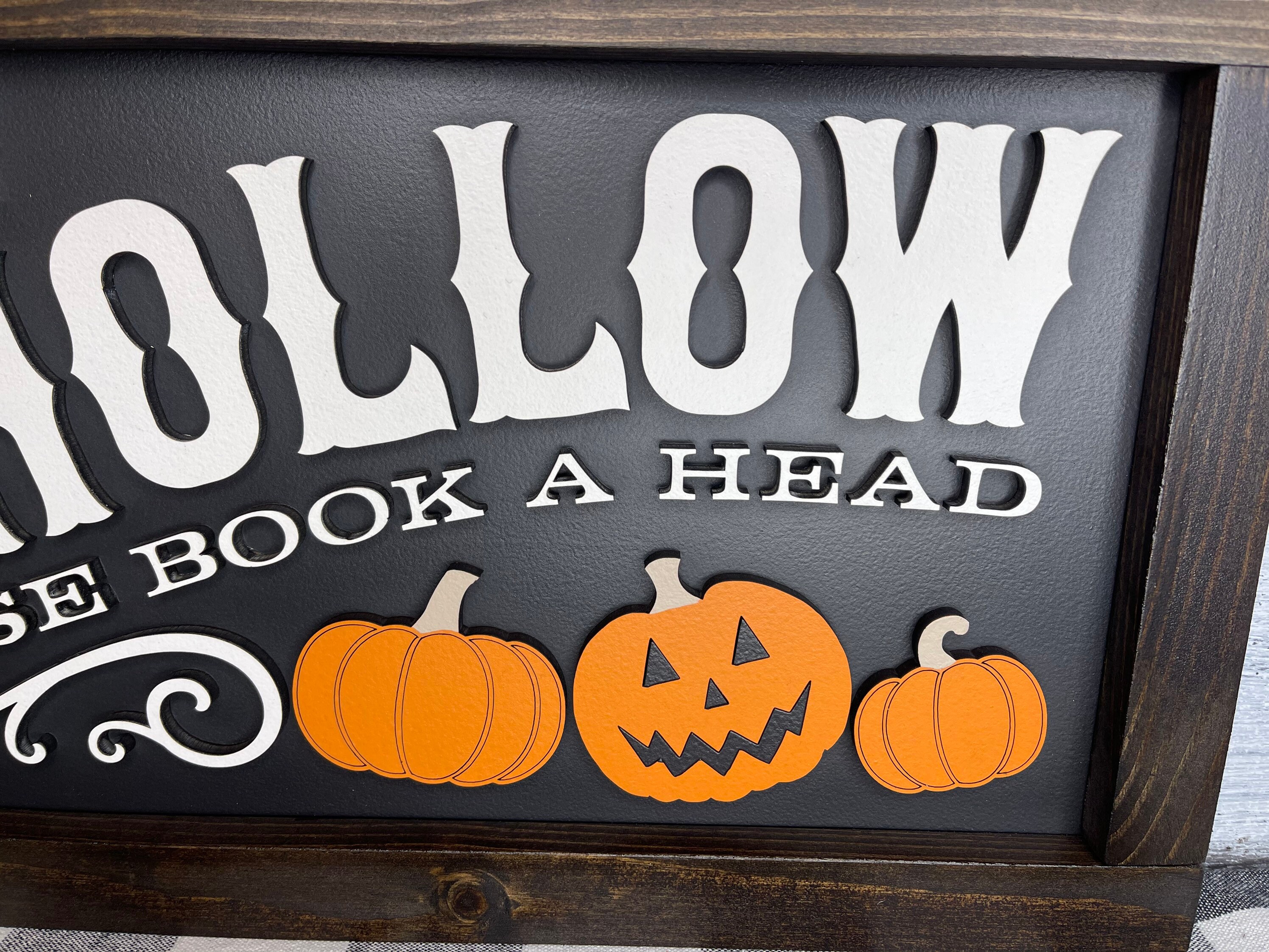 Sleepy Hollow Dead and Breakfast, 3D Halloween Sign, Halloween Decor ...